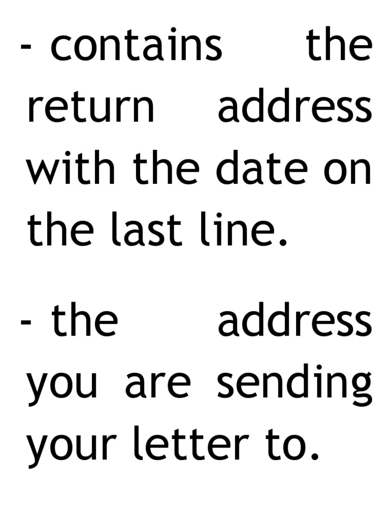 Business Letter Format Guide: Return Address, Inside Address ...