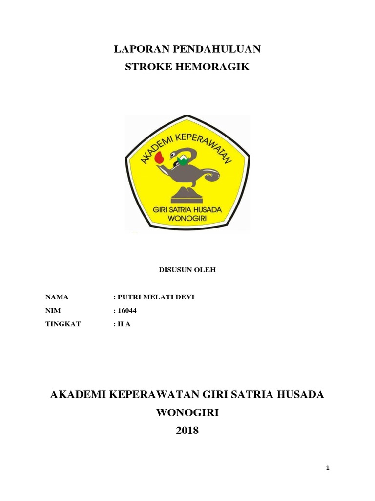 LP Stroke Hemoragik | PDF