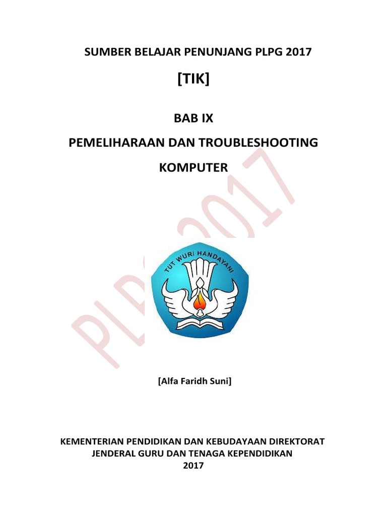Bab Ix Pemeliharaan Dan Troubleshooting Komputer | PDF
