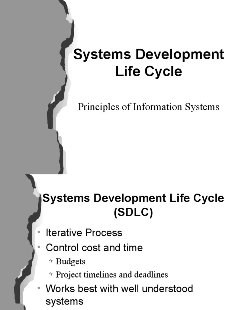 System Development Life Cycle | PDF
