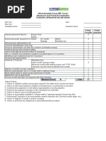 CPR Evaluation Sheet | PDF | Cardiopulmonary Resuscitation | Equipment