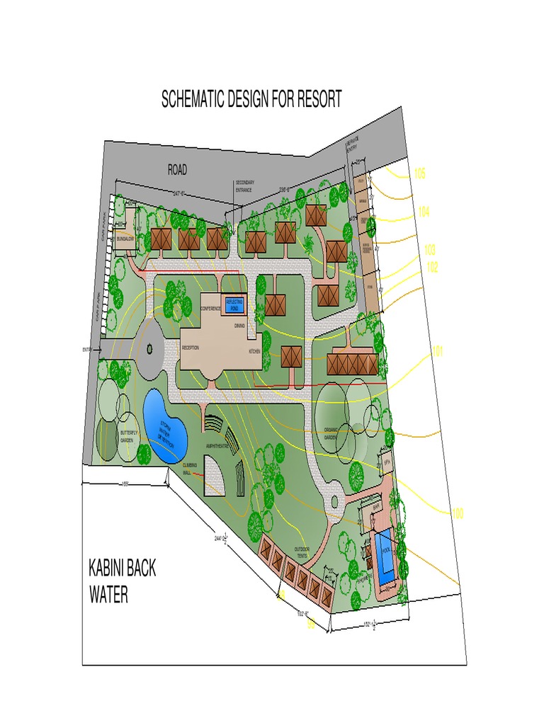 Site Plan Resort | PDF | Nature