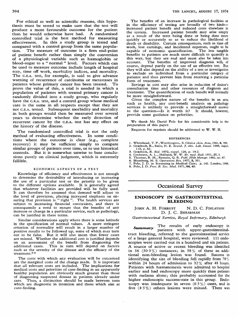 Forrest | PDF | Endoscopy | Medical Diagnosis