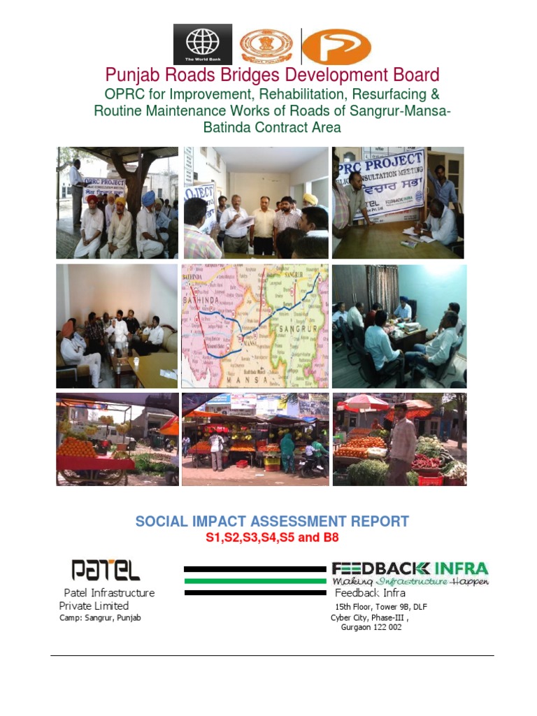 2 Social Imact Assesment Report | PDF | Road | Road Surface