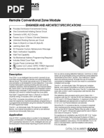 Notifier FCM 1 Supervised Control Module | PDF | Switch | Relay