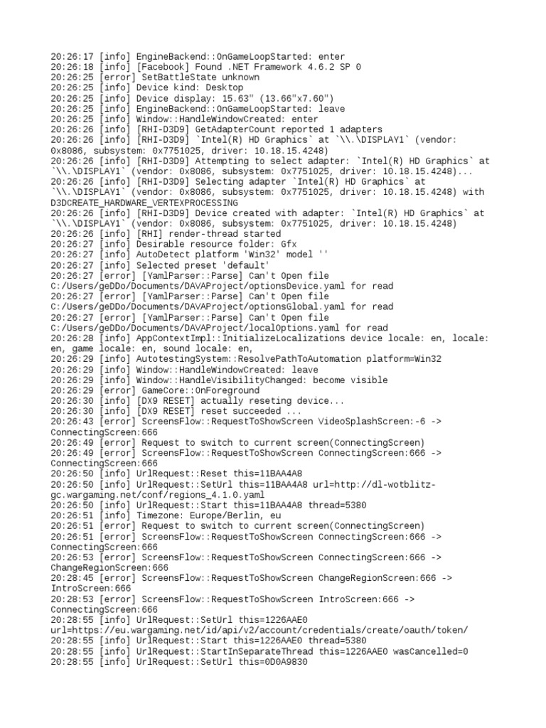 Blitz Logs | PDF | Device Driver | Computer File