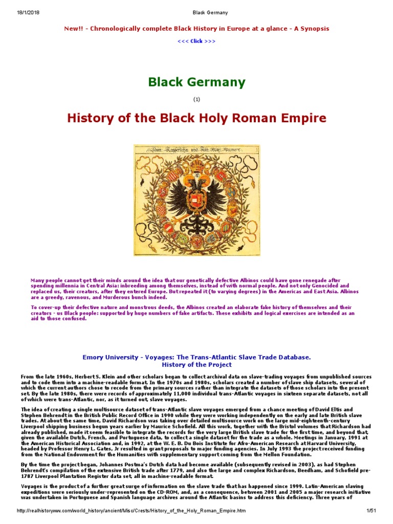 Black Germany | PDF | Archaeology