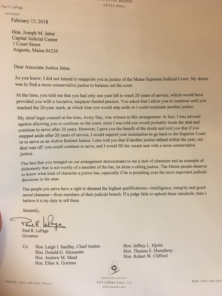 Letter To Justice Jabar | PDF