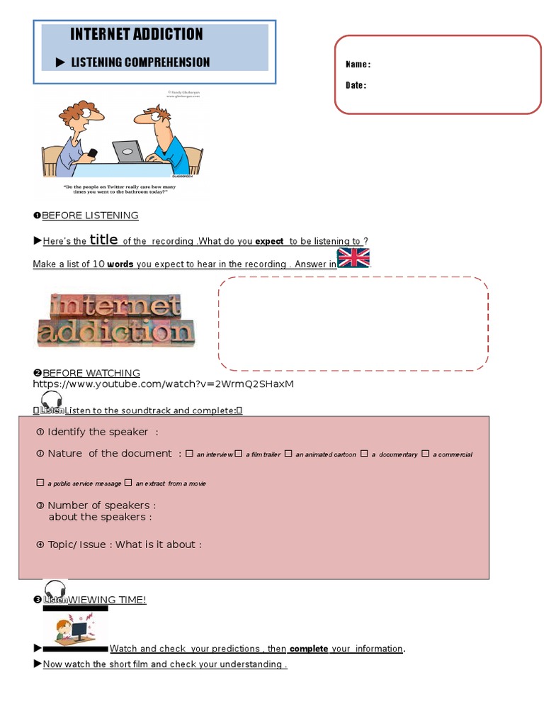 Internet Addiction Student | PDF | Communication