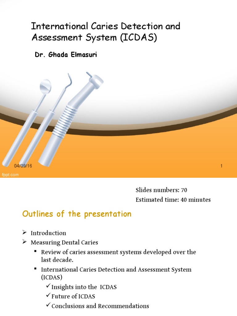 ICDAS System Measures Dental Caries | PDF | Human Tooth | Sensitivity ...