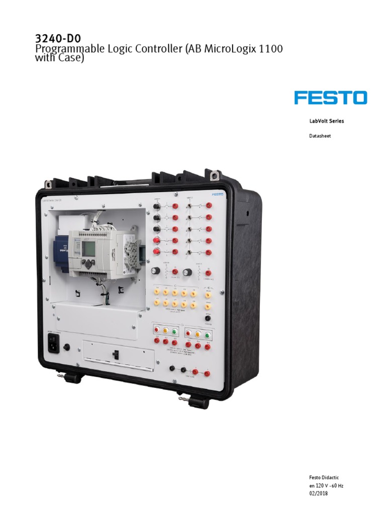 3240-D0 Programmable Logic Controller (Ab Micrologix 1100 With Case) | PDF | Programmable Logic ...