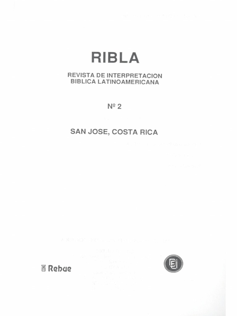 Ribla 2 PDF | PDF | Pecado | Elijah