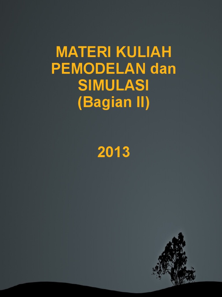 Pemodelan & Simulasi Sistem dengan MATLAB | PDF