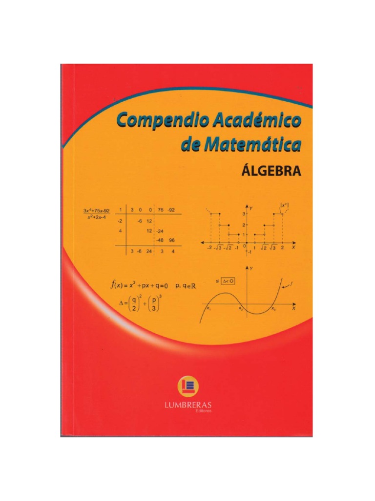 Compendio Academico de Matematica - Algebra PDF | PDF
