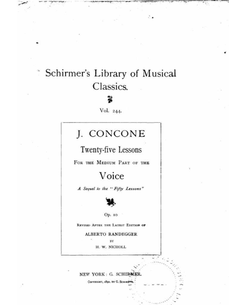 Concone 25 PDF | PDF