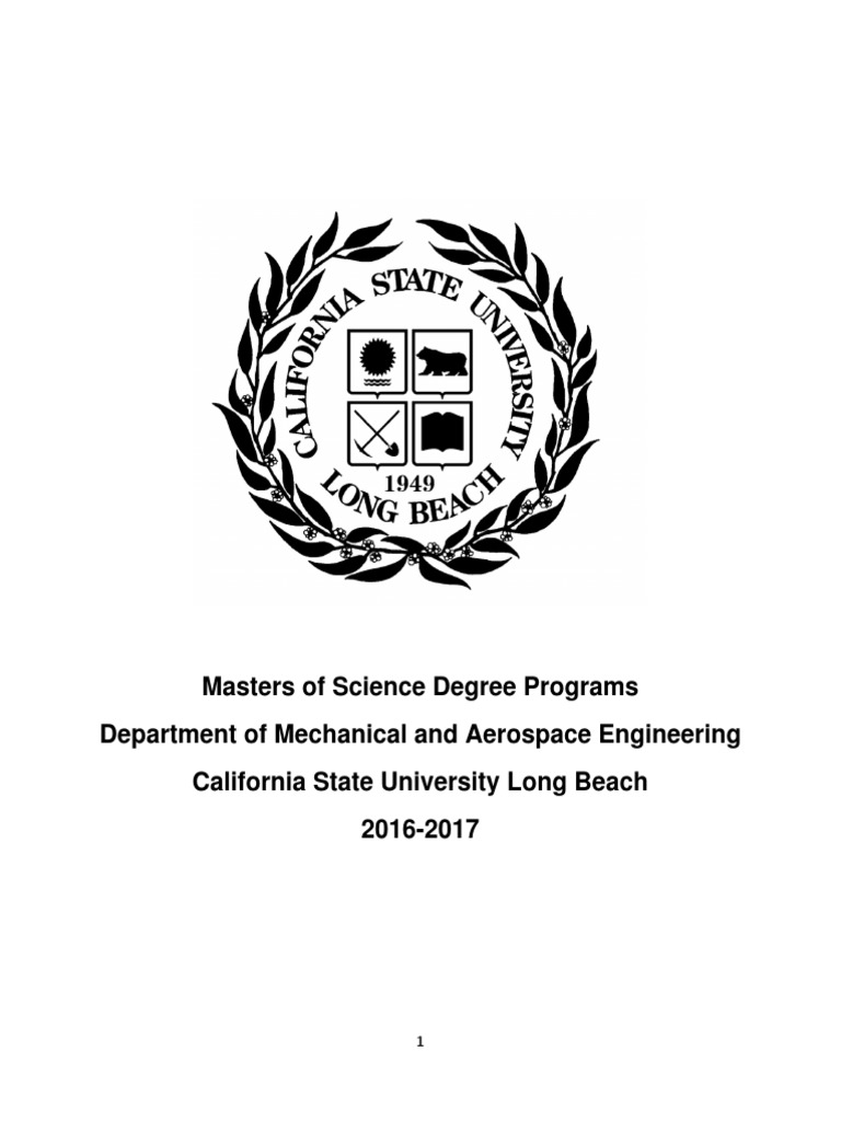 CSULB MAE Graduate Programs Guide | PDF | Thesis | Postgraduate Education