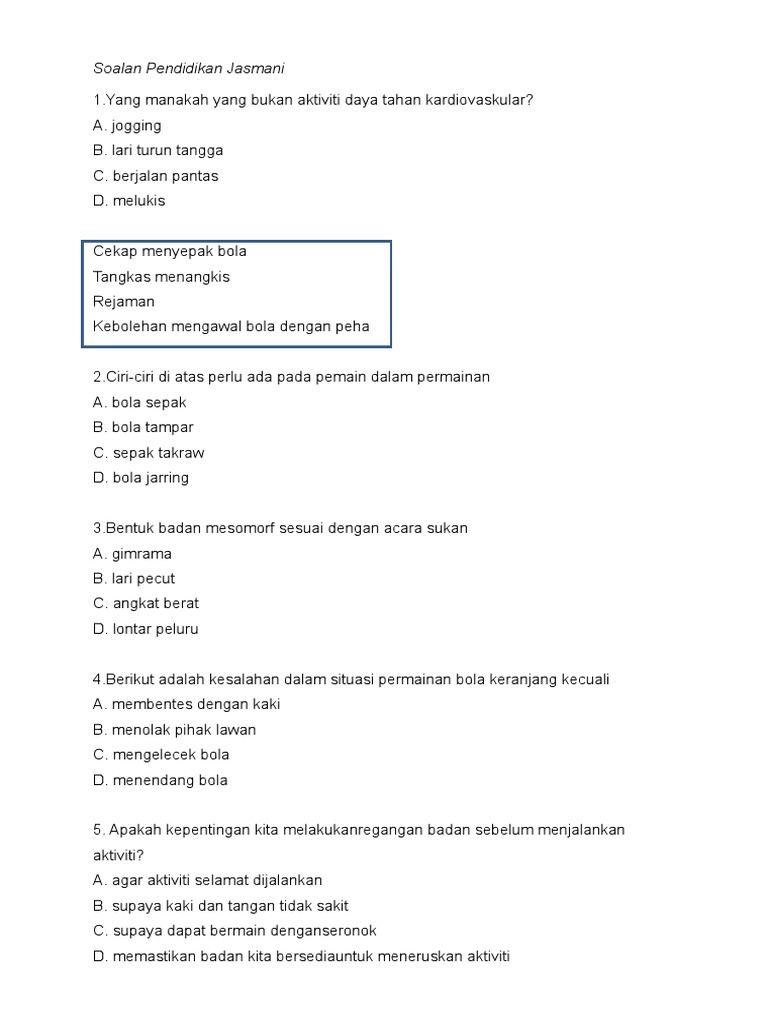 Pj Tahun 6 Tgh Tahun Pdf
