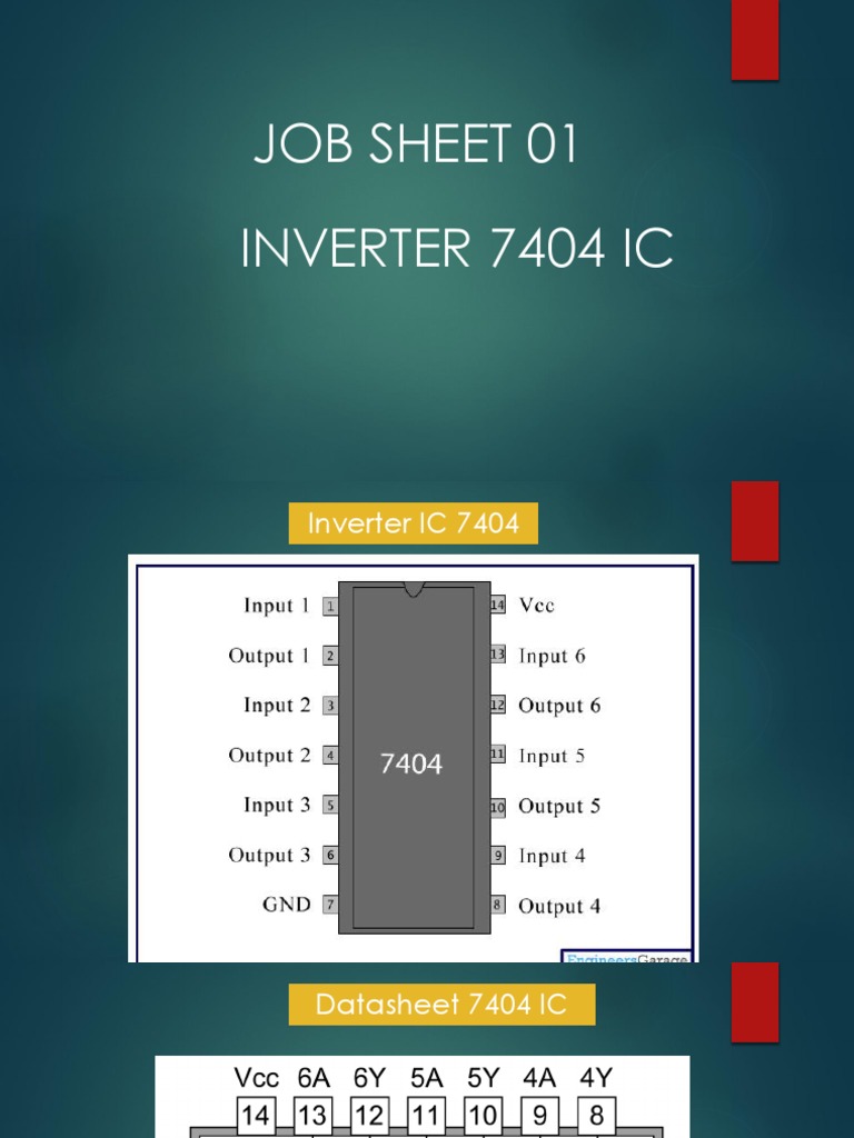 Inverter 7404 Ic | PDF