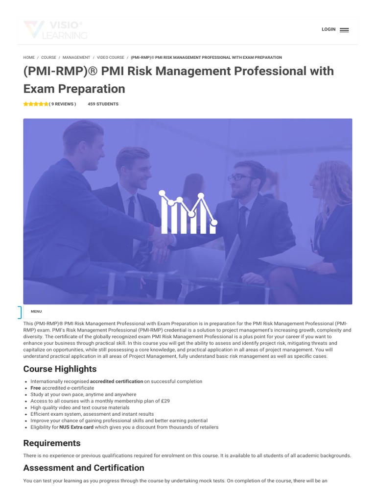 (PMI-RMP) ® PMI Risk Management Professional With Exam Preparation ...