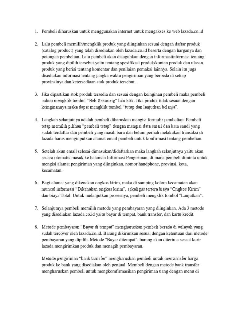 Flowchart Lazada Print | PDF