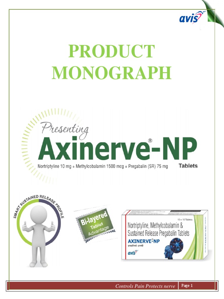 Axinerve NP Monograph | PDF | Peripheral Neuropathy | Antidepressant