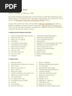 Essential Ilonggo Phrases for Travelers | PDF | Symbols | Cognition
