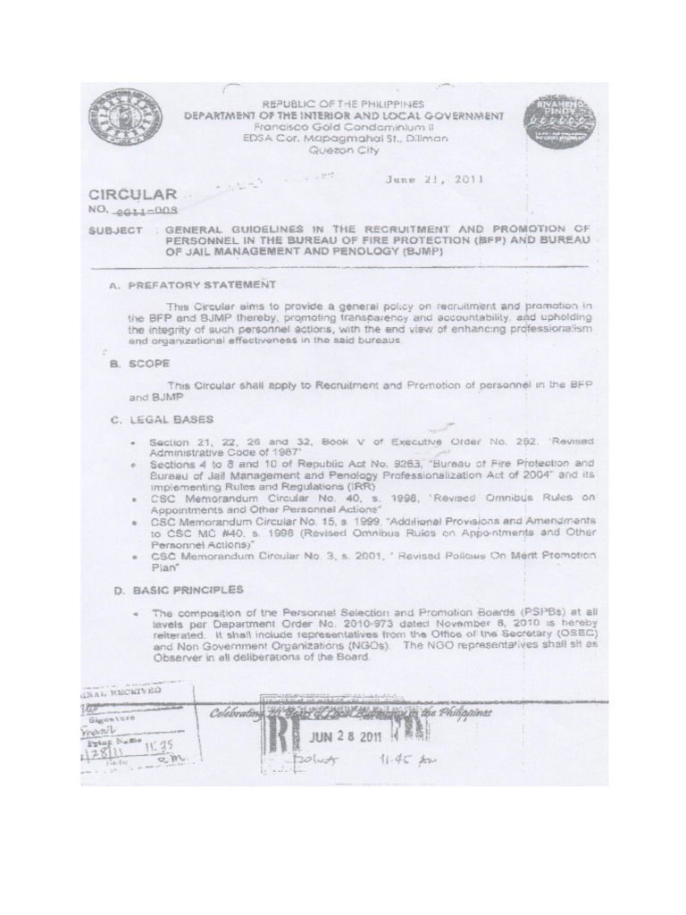 Dilg MC 2011-008 PDF | PDF