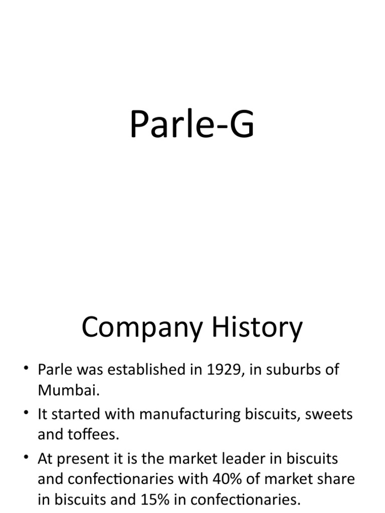 Parle G | PDF