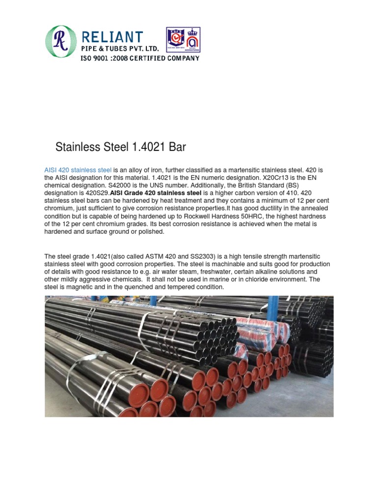 Stainless Steel | PDF