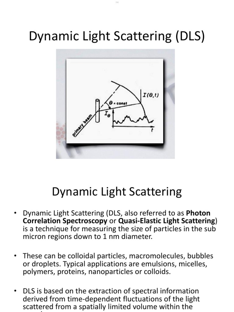 DLS Basics PDF | PDF | Electrophoresis | Scattering
