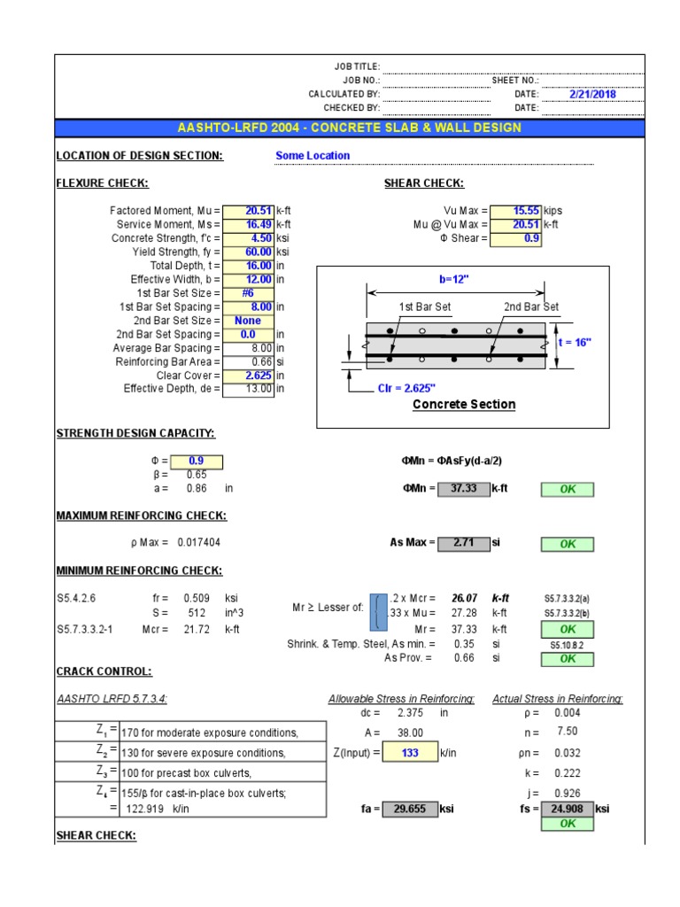 Aashto LRFD Slab | PDF