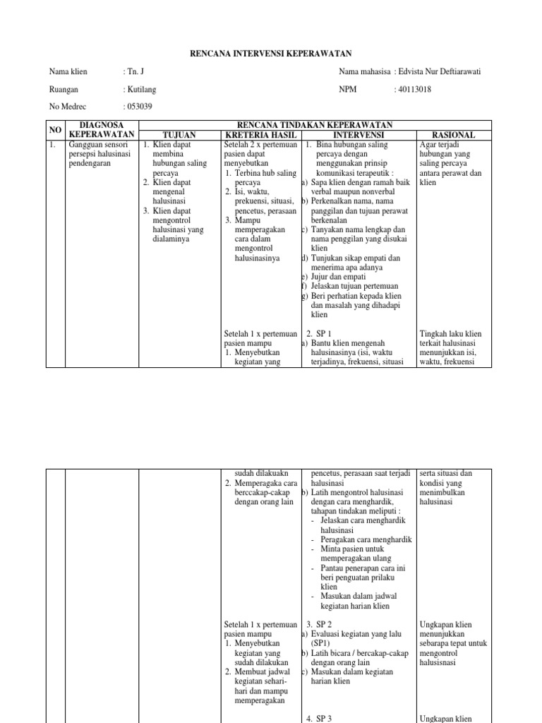 Intervensi RPK | PDF
