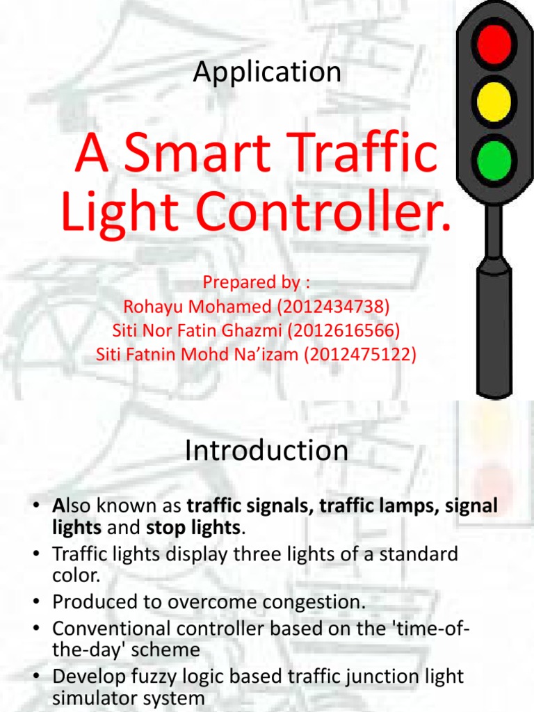 Application: A Smart Traffic Light Controller | PDF | Traffic | Traffic ...