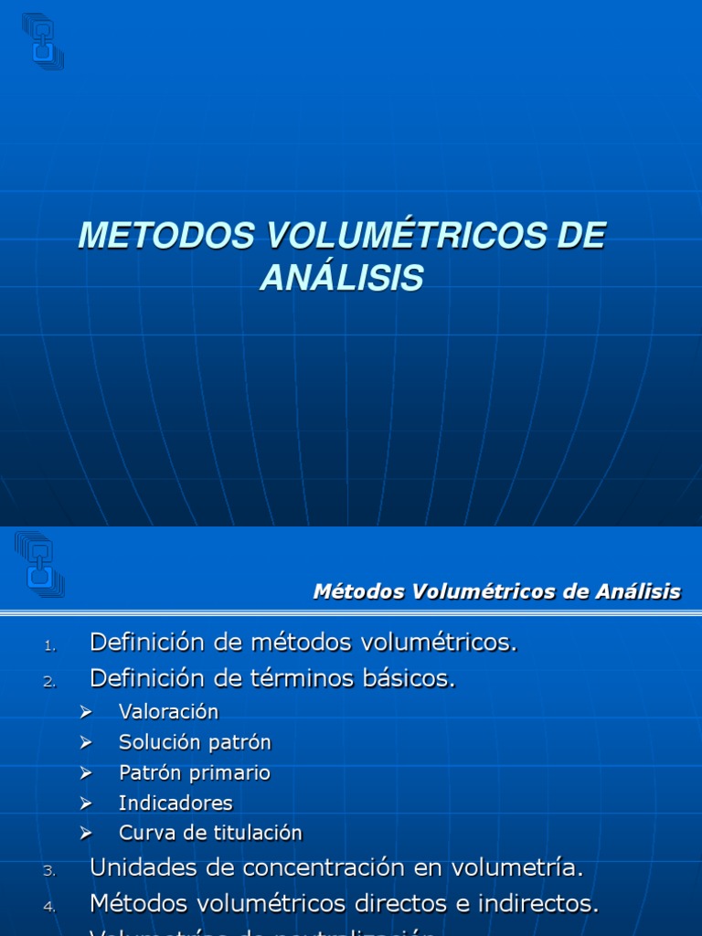 Introducción a la Volumetría..ppt | Valoración | Concentración | Prueba ...