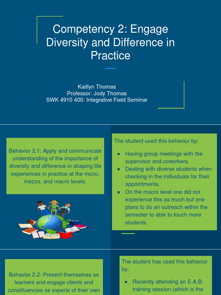 Competency 2 Engage Diversity and Difference in Practice | PDF ...