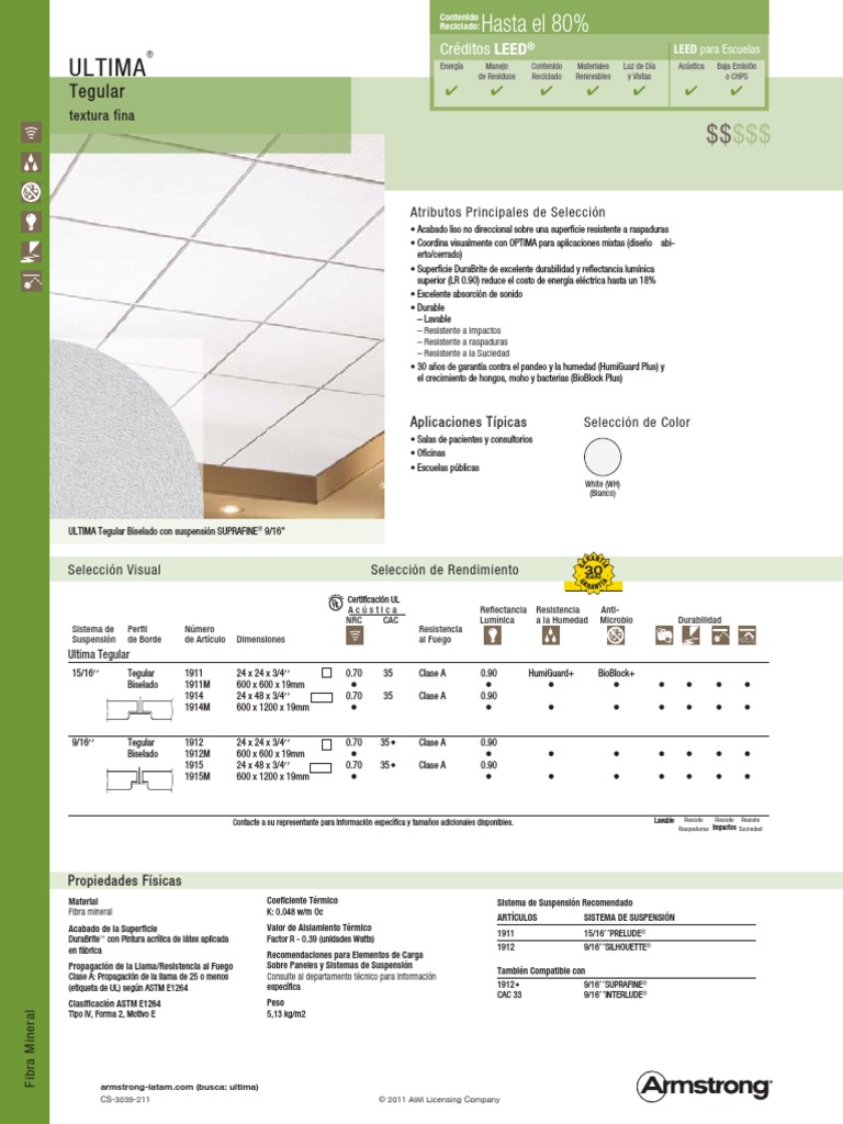Armstrong Ultima | PDF | Materiales | Naturaleza