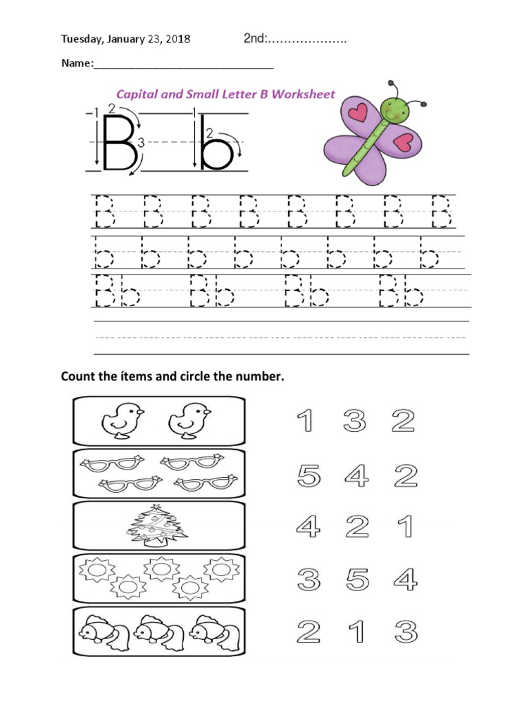 Count Letter Items Activity | PDF | Computers
