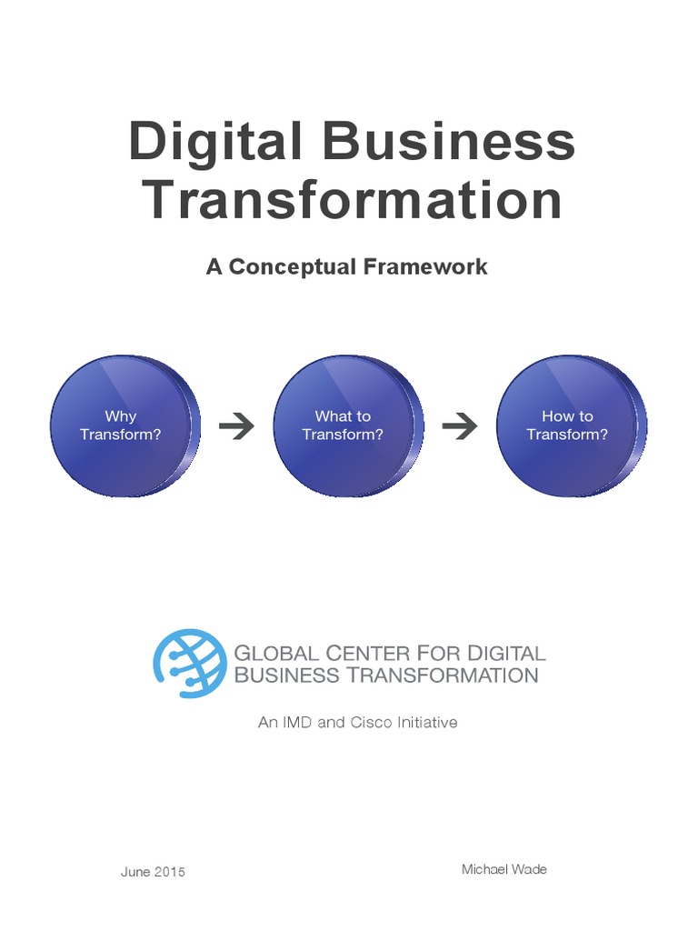 Digital Business Transformation Framework PDF | PDF | Business Model ...