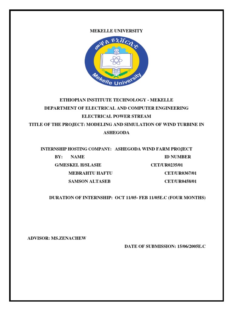 Ashegoda | PDF | Wind Turbine | Wind Power