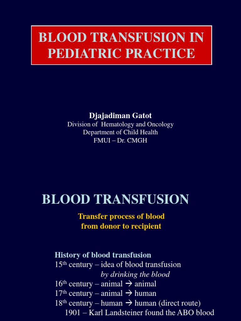 Blood Transfusion | PDF | Blood Transfusion | Platelet