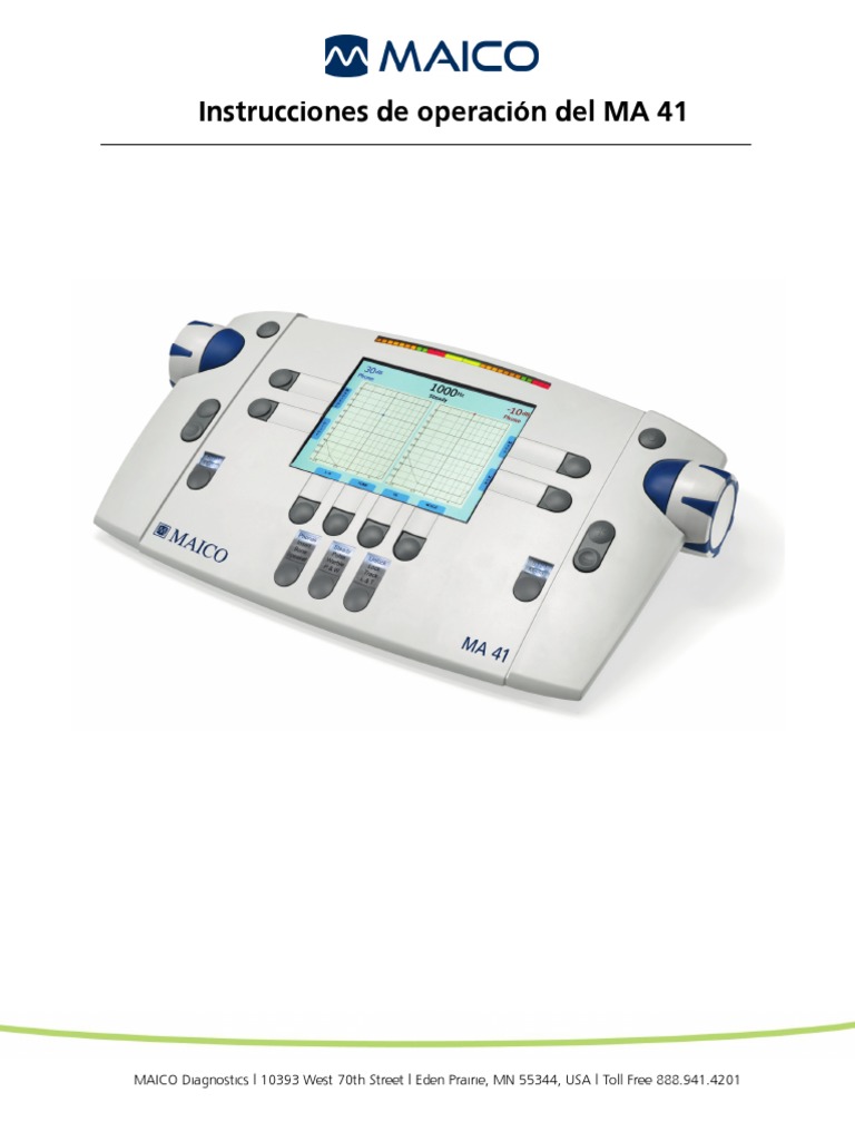 Ma41 Op Manual Spanish