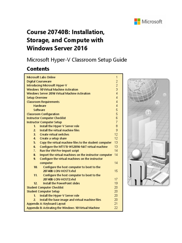 20740B Setupguide | PDF | Hyper V | Computer File
