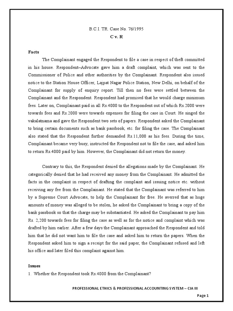 Pe - Cia | Download Free PDF | Plaintiff | Complaint