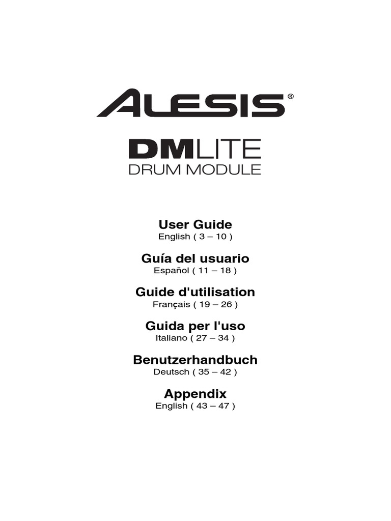 DM Lite Module User Guide v1.2 PDF | PDF | Rhythm And Meter | Sound