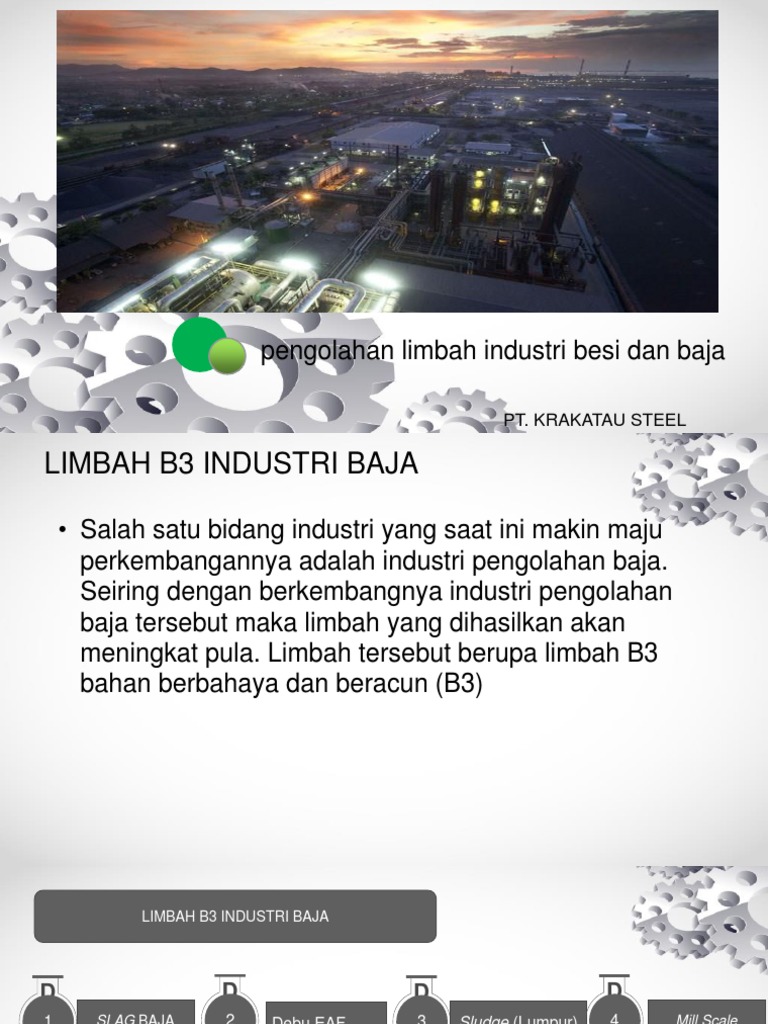 Pengolahan Limbah Industri Besi Dan Baja | PDF
