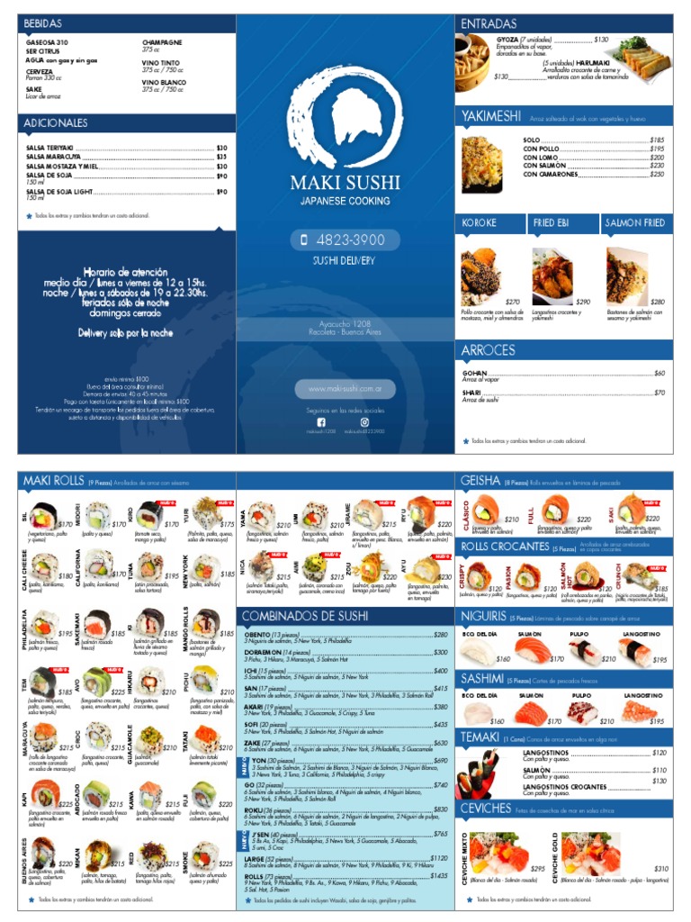 Maki Sushi | PDF | Sushi | Alimentos