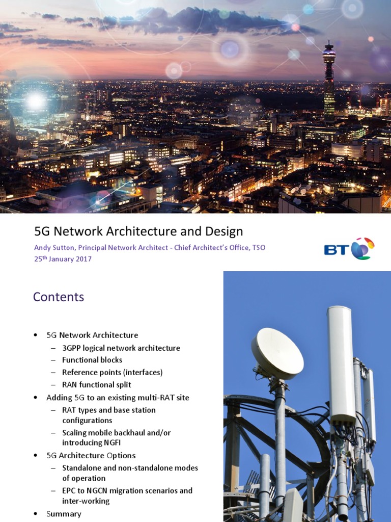 5G Network Architecture and Design PDF | PDF | 4 G | Lte ...