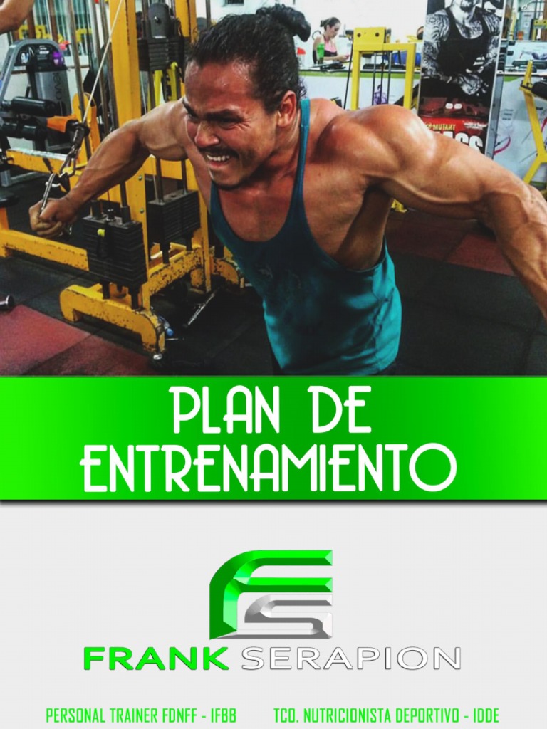 Rutina de Entrenamiento Nro 2 LUIS FERNANDO CORDOVA ZEGARRA PDF | PDF | Entrenamiento con pesas ...