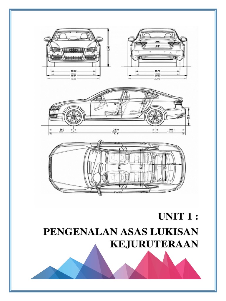 Unit 1 - Pengenalan Asas Lukisan Kejuruteraan | PDF
