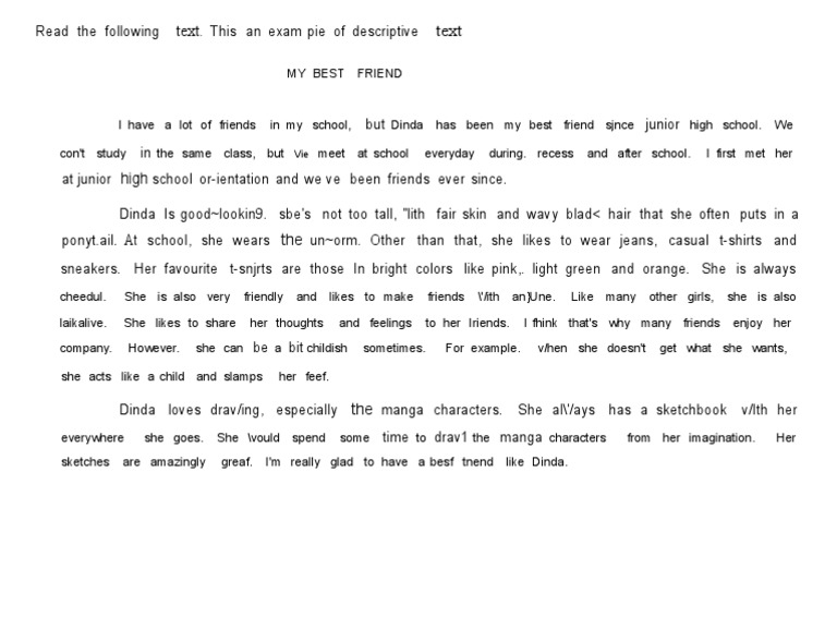 Descriptive Text Describing People 5 638 | PDF